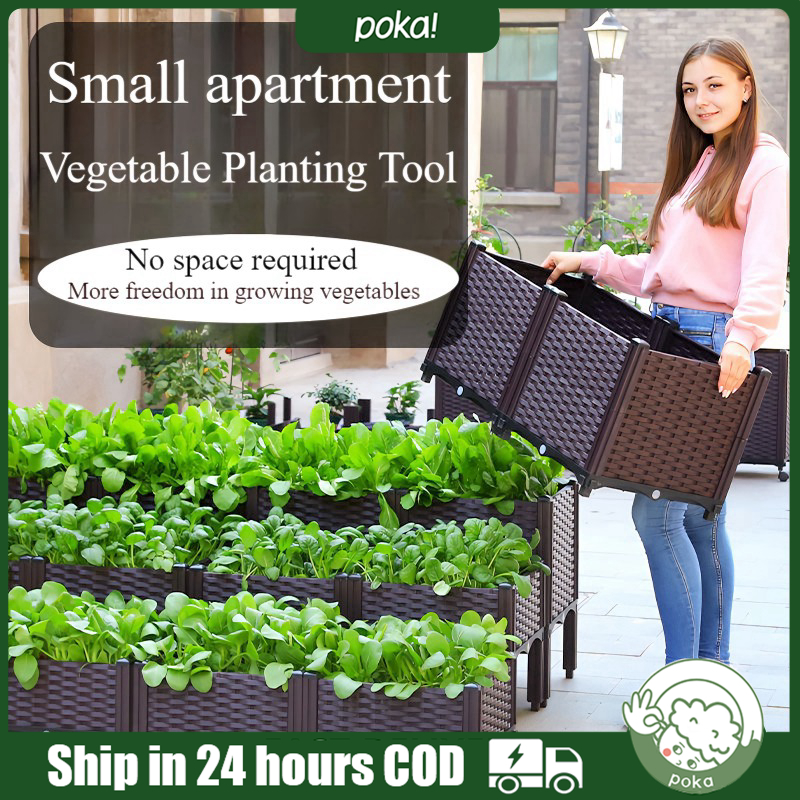 🍀Planter Box Outdoor Large Pasu Bunga Besar Outdoor Flower Pot Pasu ...