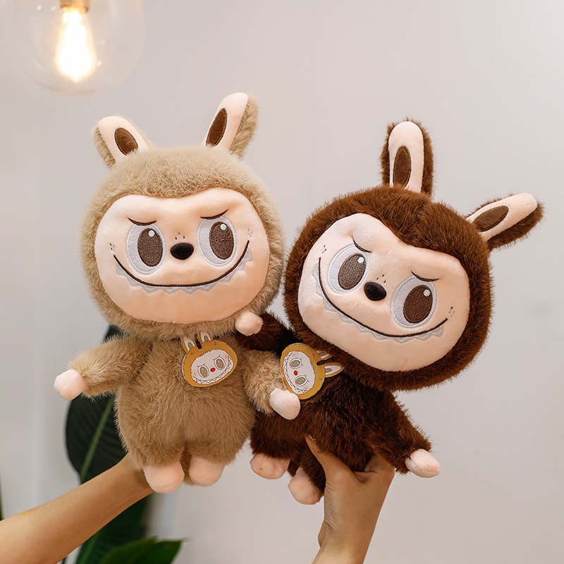 Labubu Cute Plushy Soft Stuffed Toys Patung Labubu Gebu Comel Birthday ...