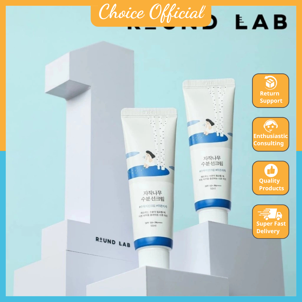 Round Lab Sunscreen Tone Up Birch Juice Moisturizing Sun Cream SPF50 ...
