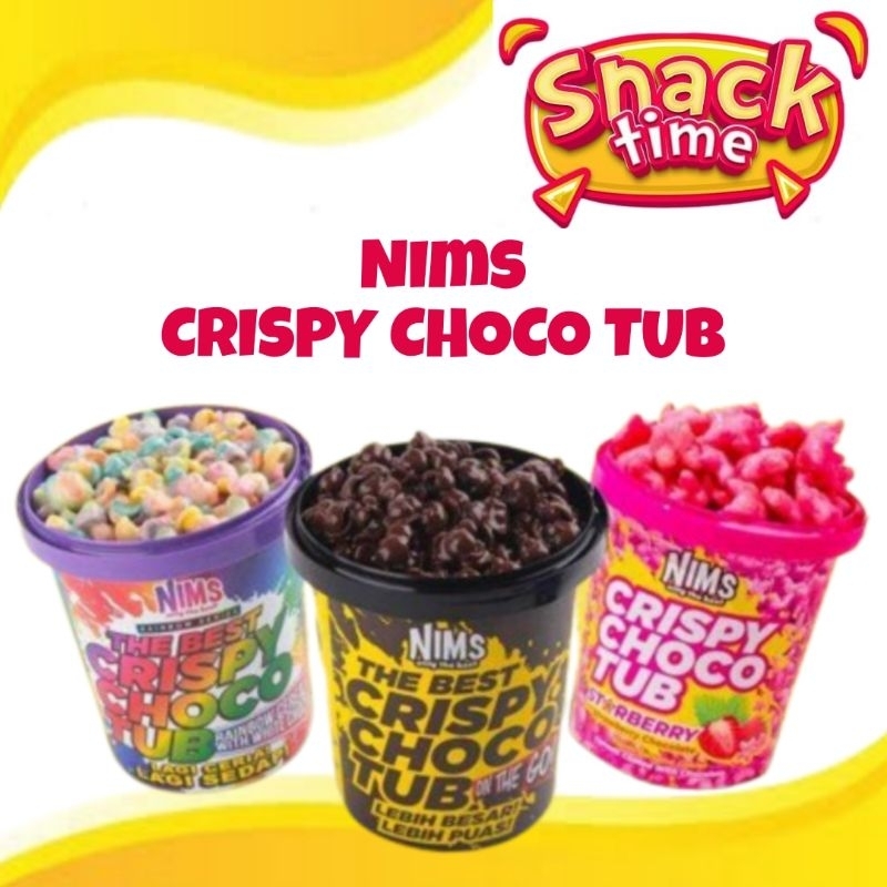NIMS CRISPY CHOCO TUB MINI SIZE 60GM | Shopee Malaysia