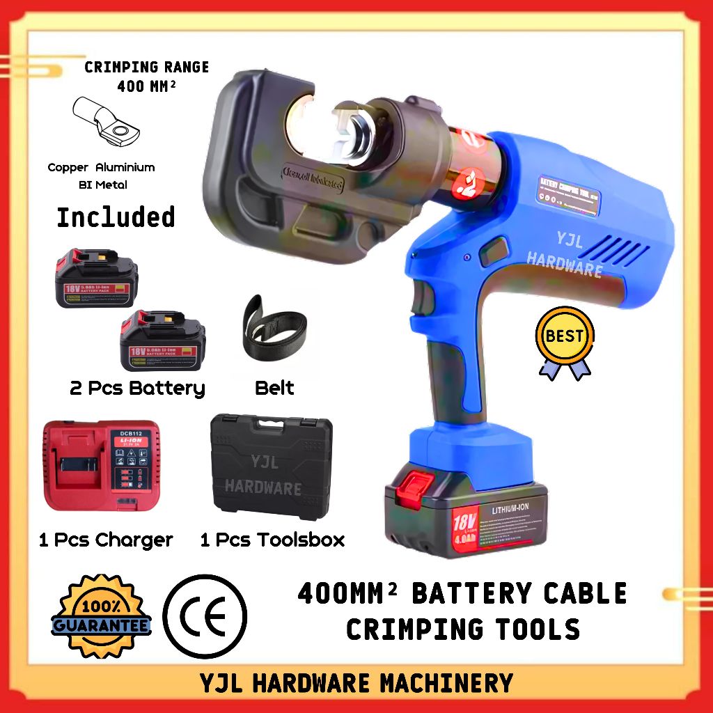 YJL -Professional 400mm Portable 18V Battery Electric Hydraulic ...