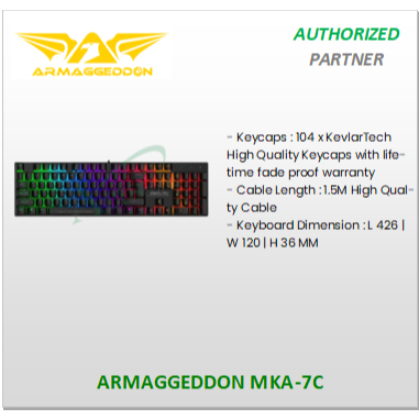 Armaggeddon MKA-7C Keyboard | Shopee Malaysia