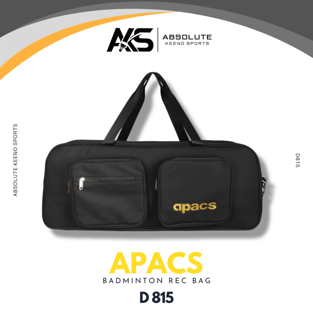 APACS D815 Double Compartment Rec Badminton Racket Bag | Shopee Malaysia