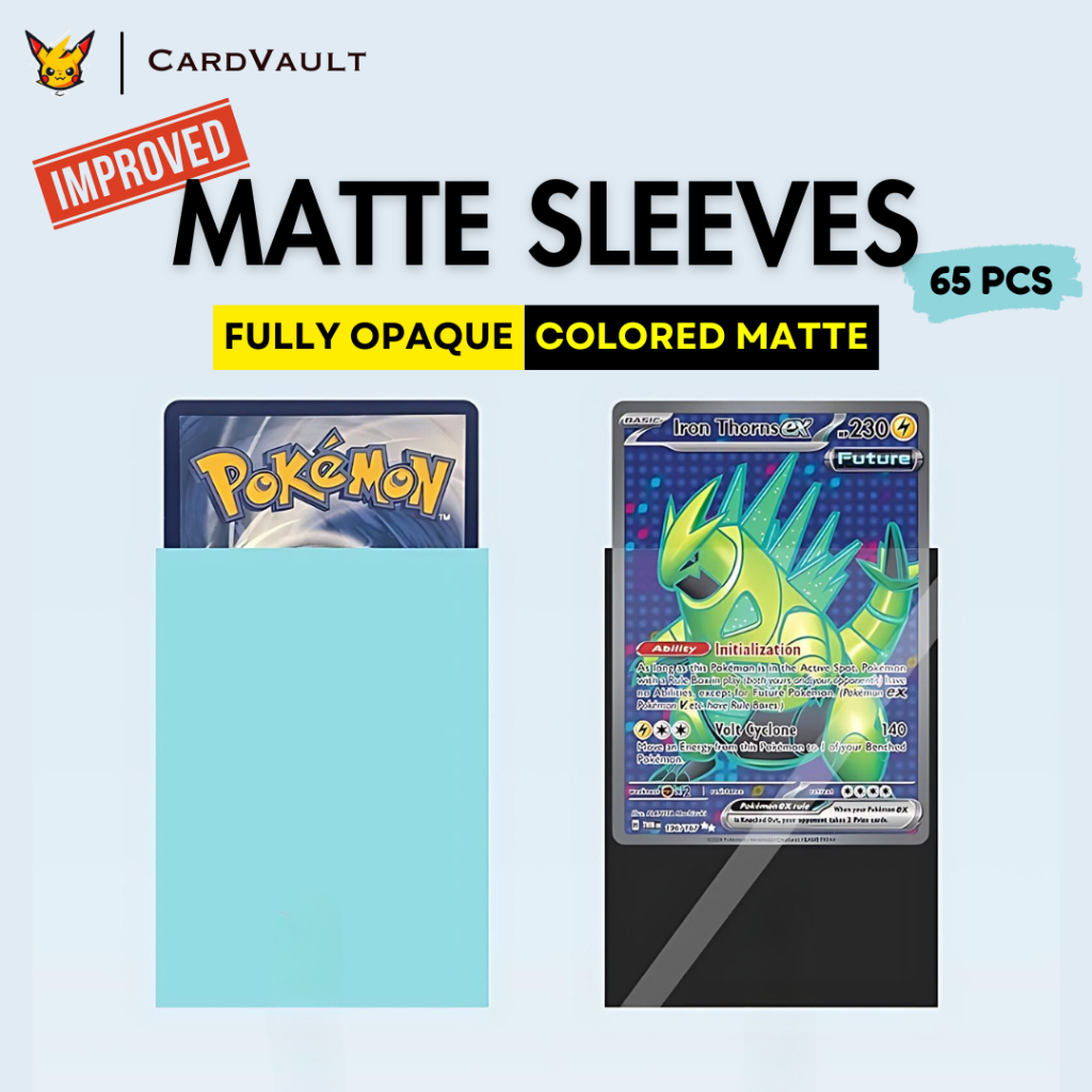 [65 PCS] Fully Opaque Matte Colour Card Sleeves 66 x 91mm - 2nd Layer ...