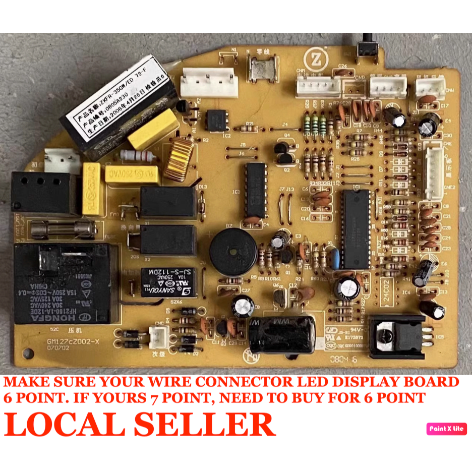 SAC6128 SINGER PCB PC Board Air Conditioner AirCond Motherboard Power ...