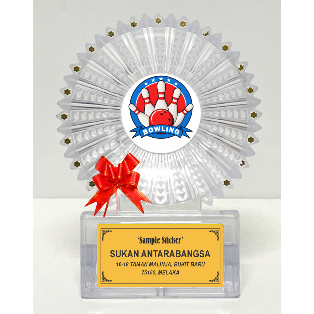 PLASTIC ACRYLIC Plaque SS70 Plak Cenderahati Souvenier Stand/Simple ...
