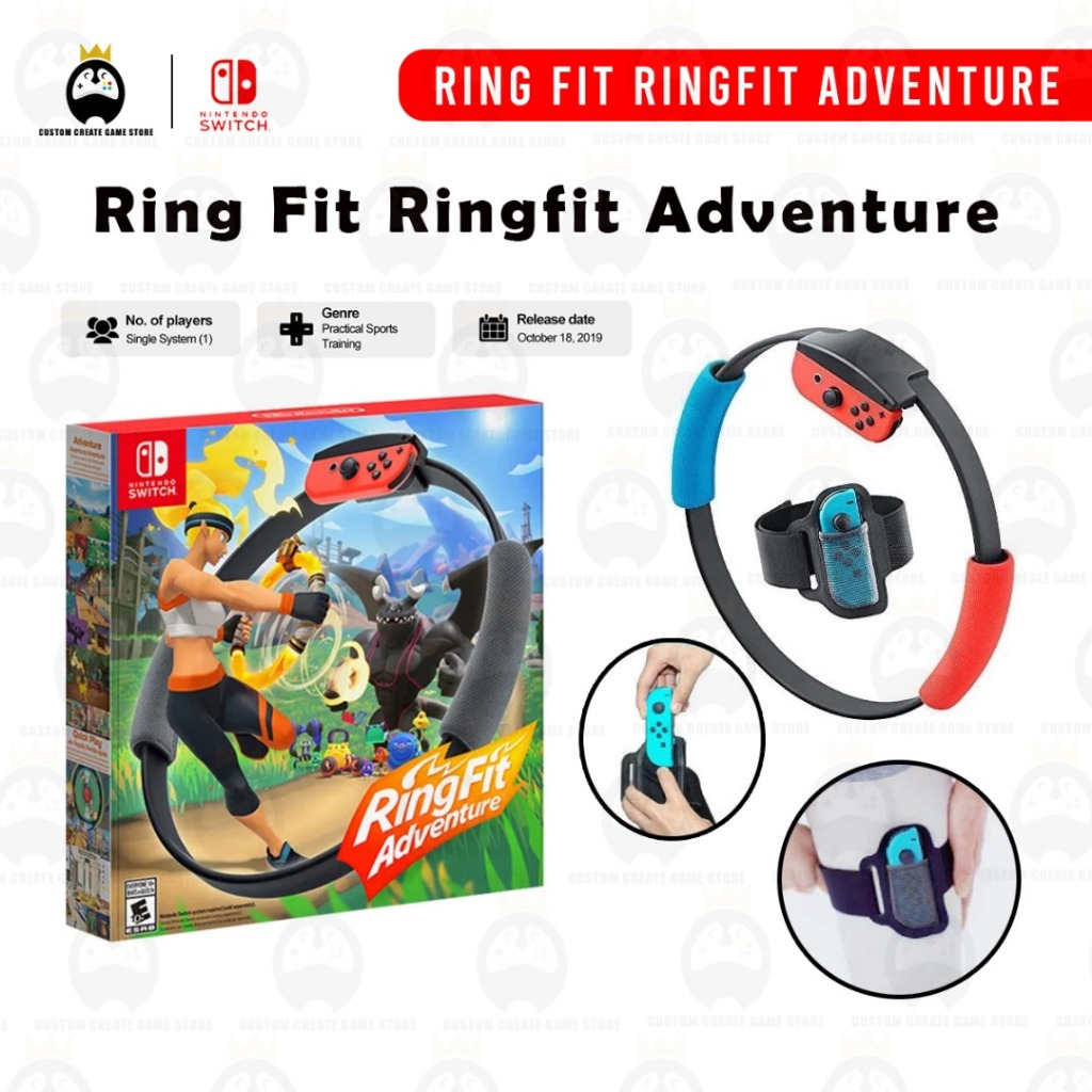 Nintendo Switch Ring Fit Ringfit Adventure [English Chinese Multilingual Version 中英文合版 ...