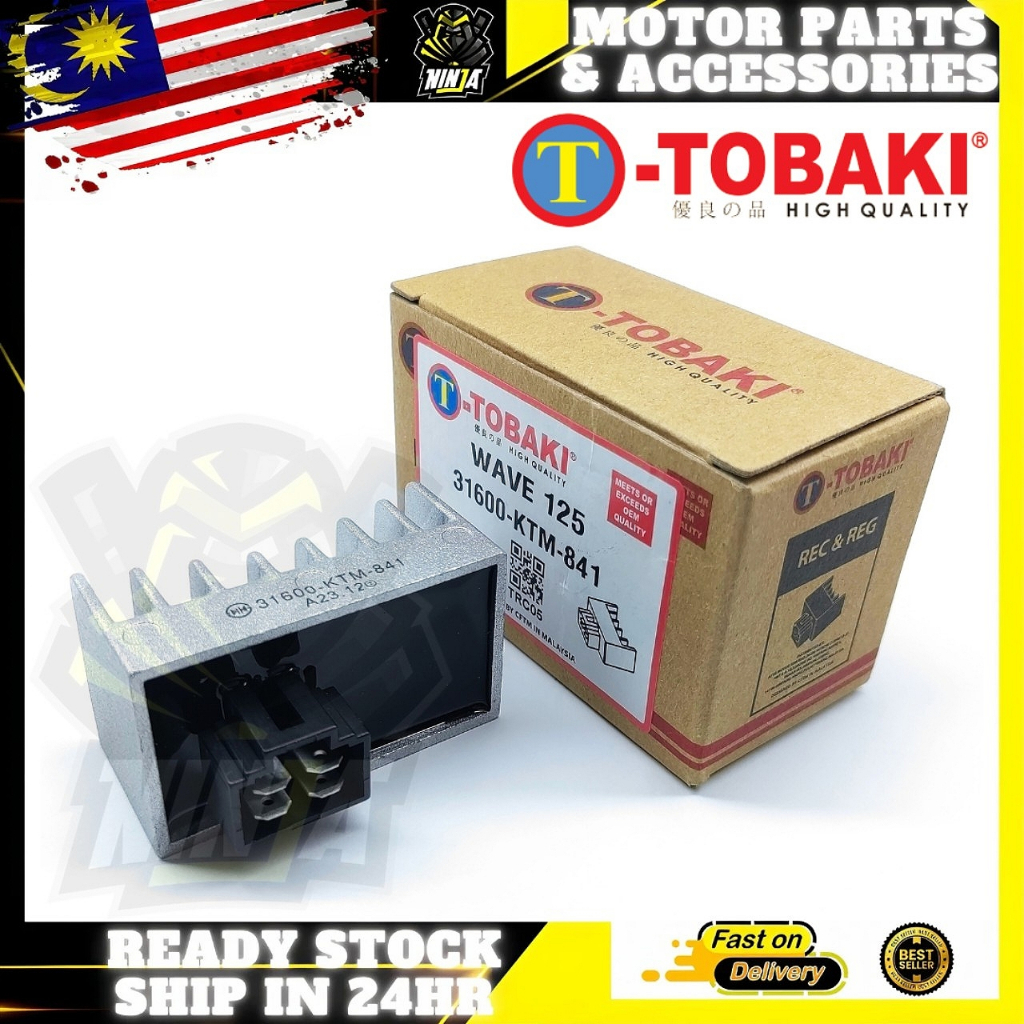 HONDA WAVE125/W125/W125-S/W125-X [TOBAKI] REGULATOR & RECTIFIER ASSY ...