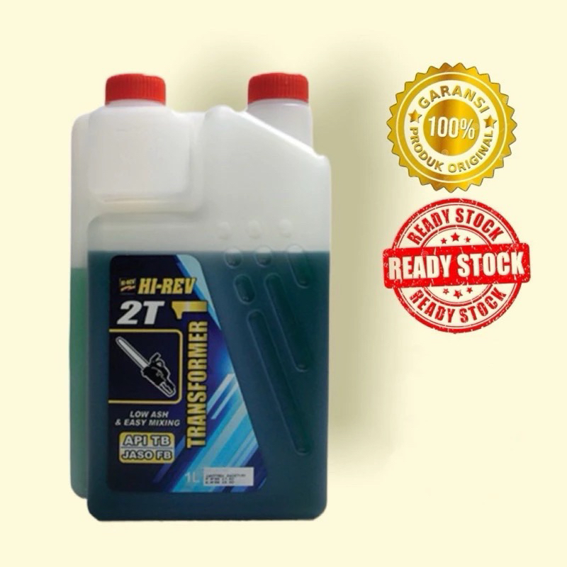 HIREV 2T CHAINSAW TCW3 2T HI REV MINYAK 2T MESIN RUMPUT OIL LOW ASH ...