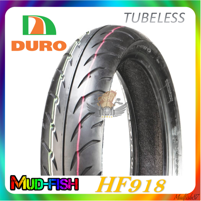 TAYAR DURO HF918 TL TYRE 70/90-17 | 80/90-17 TYRE (TUBELESS) | Shopee ...