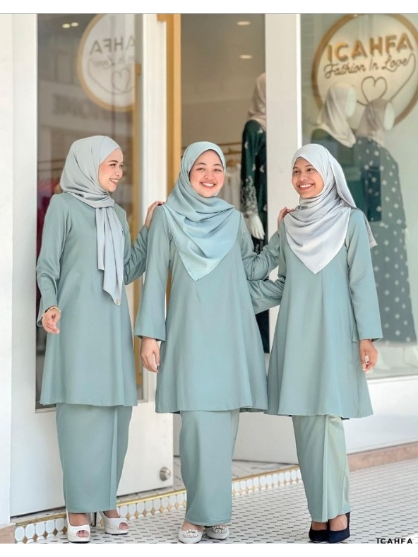 Baju Kurung Maya Cotton by Icahfa | Shopee Malaysia