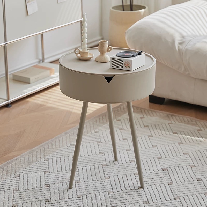 Nordic Cream Style Bedside Table Side Table Ins Style Side Table Coffee ...
