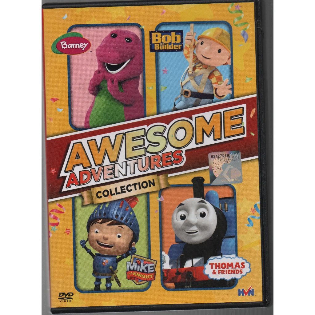 DVD Awesome Adventures Collection - Barney Bob the Builder Mike Thomas ...