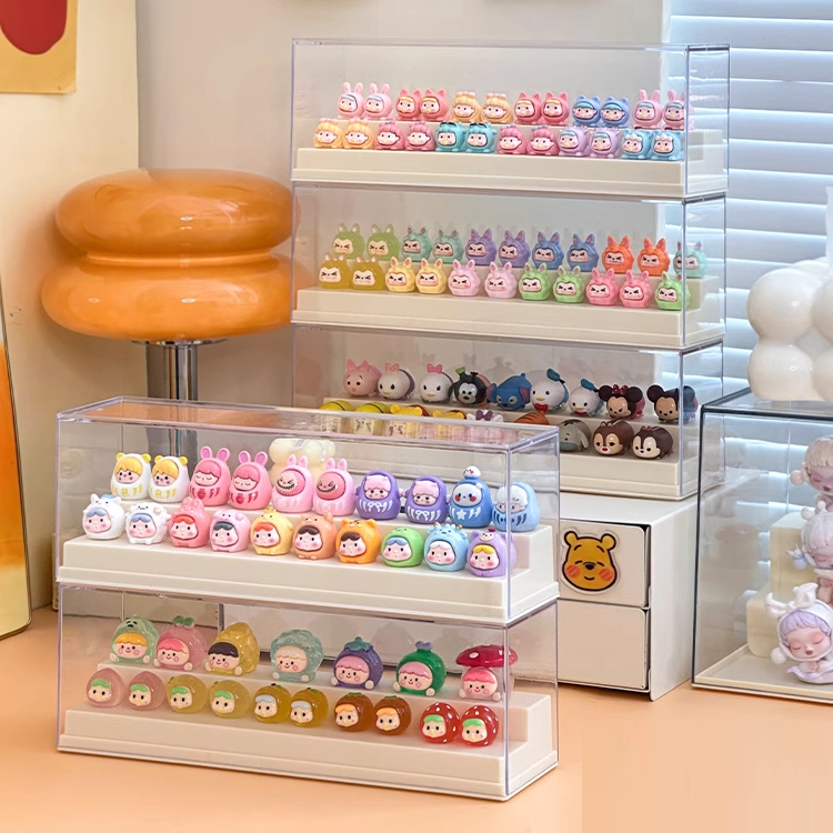 Toys Display Box Pop Bean Storage Box Popmart Transparent Clear ...