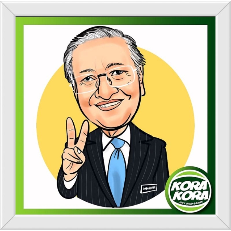 🔥🔥BEST SELLER 🔥🔥 Lukisan KARIKATUR| HALF BODY💥 | COLOR | SOFTCOPY ...