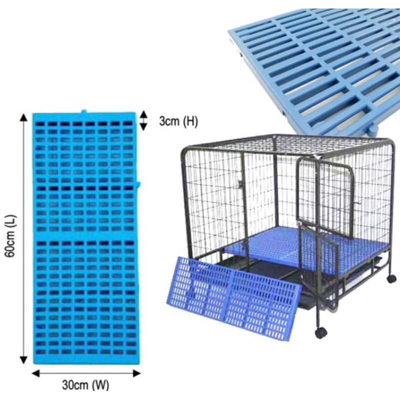 12"x24" KENNEL BOARD CAGE PVC KENNEL PET CAGE CAT DOG RABBIT MAT BOARD ...
