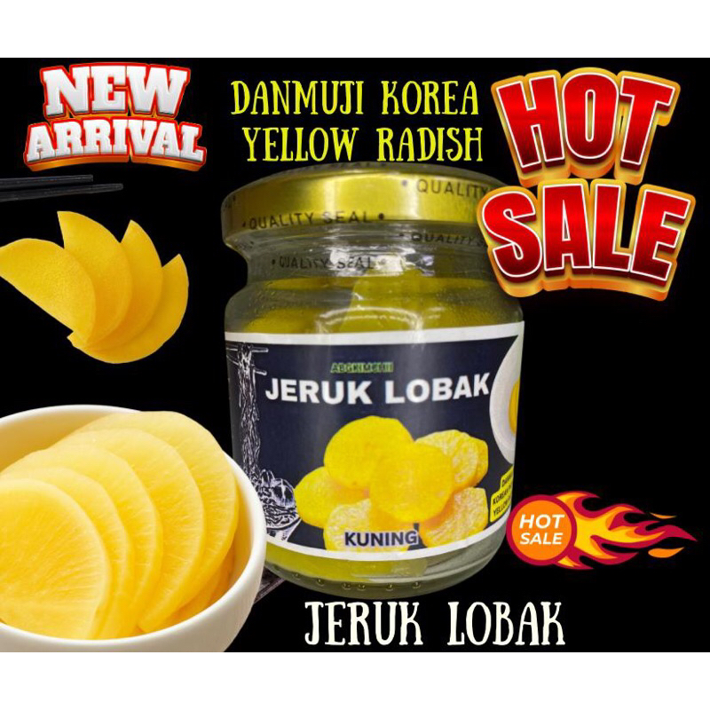 Danmuji jeruk lobak kuning atau yellow radish pickle | Shopee Malaysia