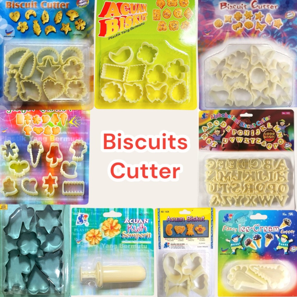 SIN LIAN Biscuit Cutter / Acuan Biskut Cookies Mould / Cookies Cutter ...