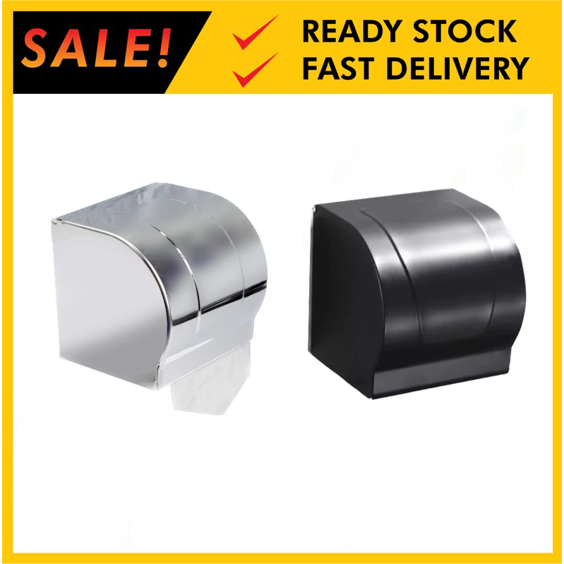 Heavy Duty Stainless Steel 304 Toilet Tissue Holder Bathroom Tissue Box ...