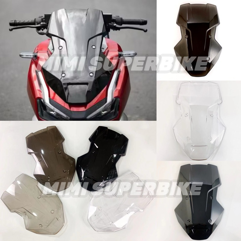 HONDA ADV150 ADV160 ADV VIETNAM WINDSHIELD 50CM BLACK SMOKE TINTED ...