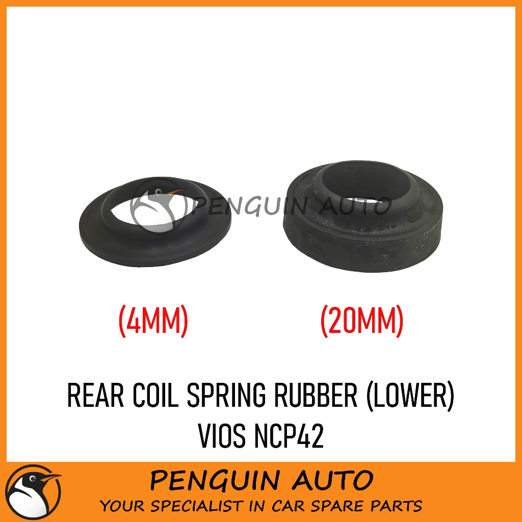 TOYOTA VIOS NCP42 REAR COIL SPRING RUBBER LOWER 48258-52010 | Shopee ...