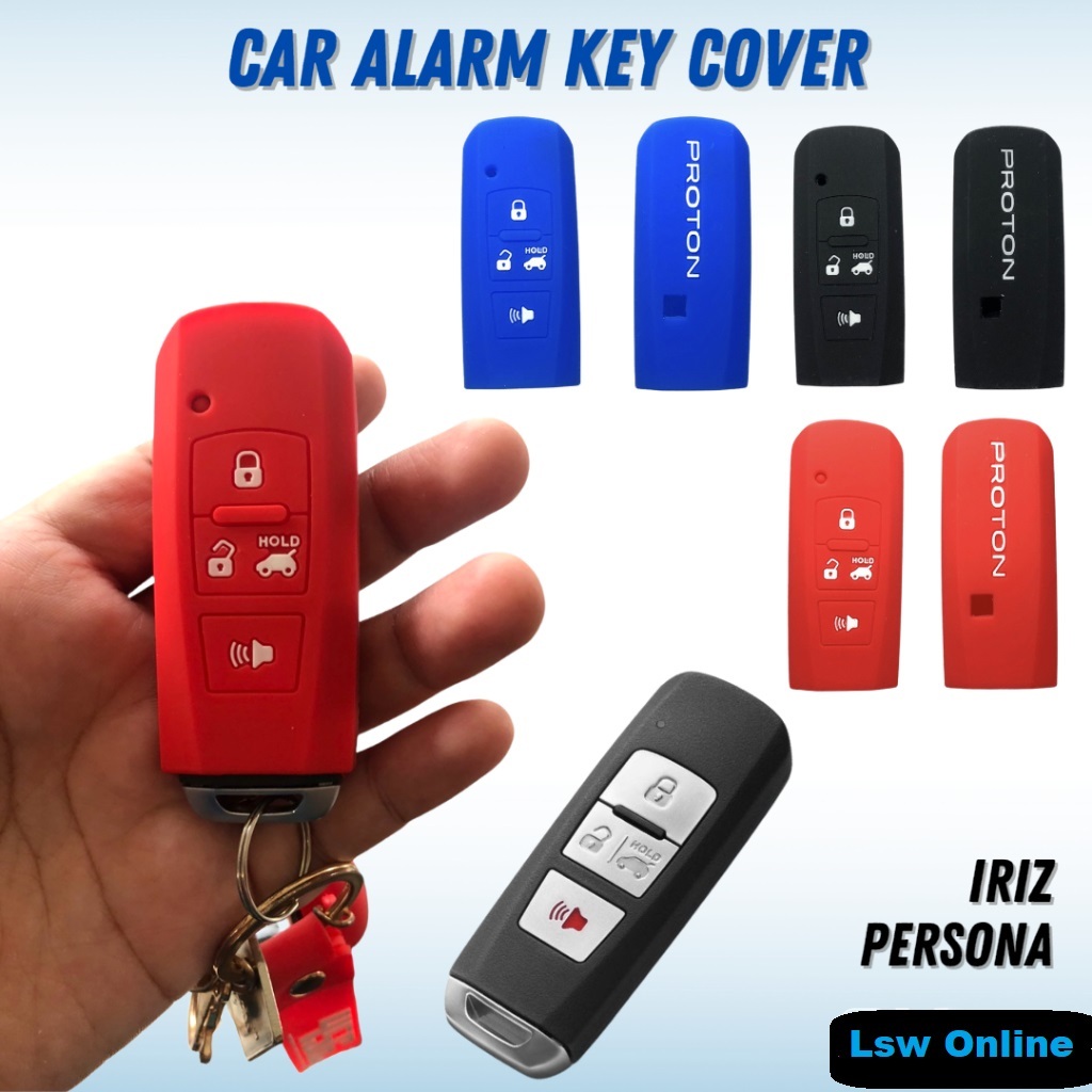 Car Silicone Key Cover Case Proton Iriz Preve Suprima S Remote Casing ...
