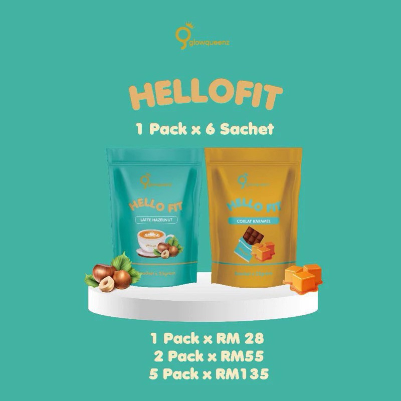 ORIGINAL HelloFit | Hello Fit - 1 pack 6 sacet | Shopee Malaysia