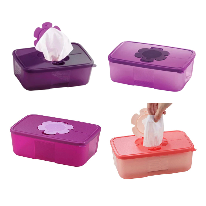 [READY STOCK] ‼️SALE‼️ Tupperware Tissue Box (1pc) 1.7L (Radish ...