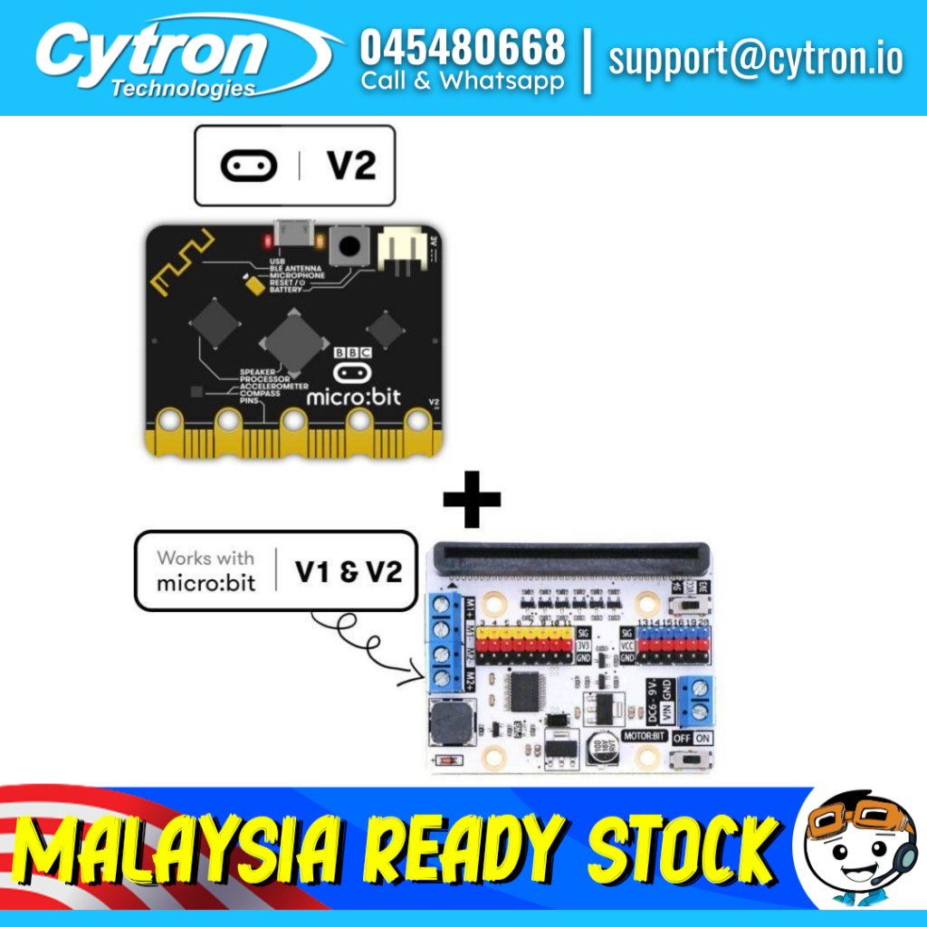 ELECFREAKS Motor:bit for micro:bit, expansion board for STEM learning ...