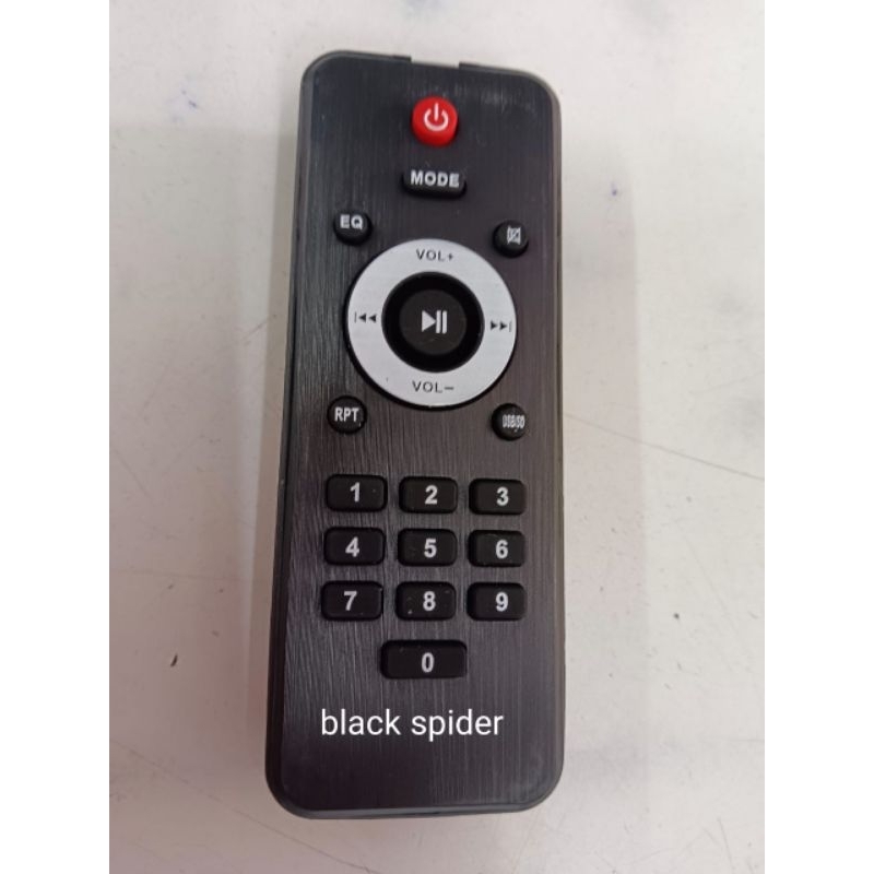 BLACK SPIDER speaker remote control | Shopee Malaysia