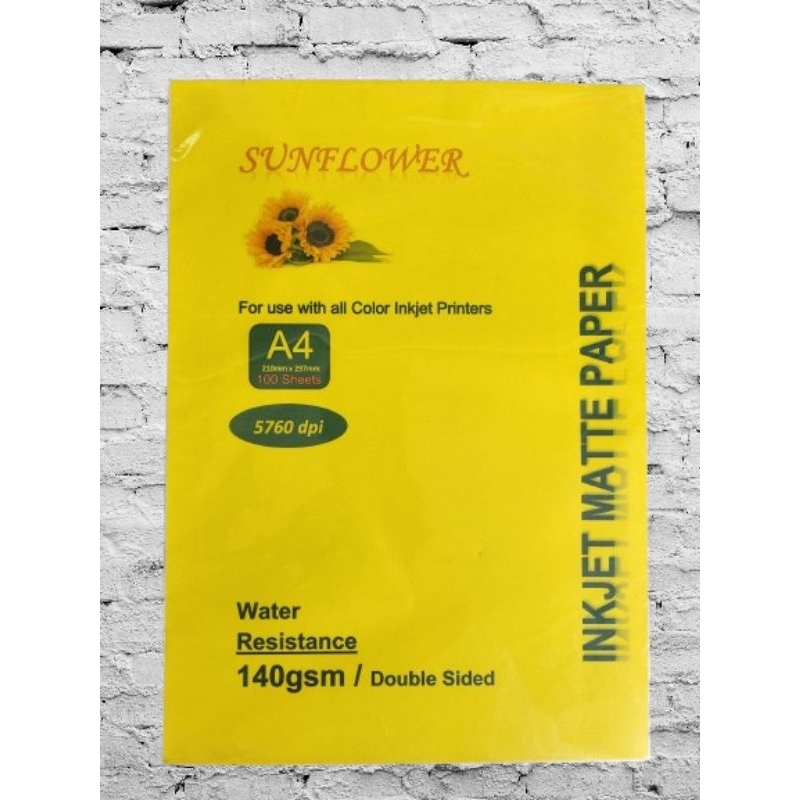 Double Sided Matte Inkjet Coated Paper Printing Photo Card A4 Size ...
