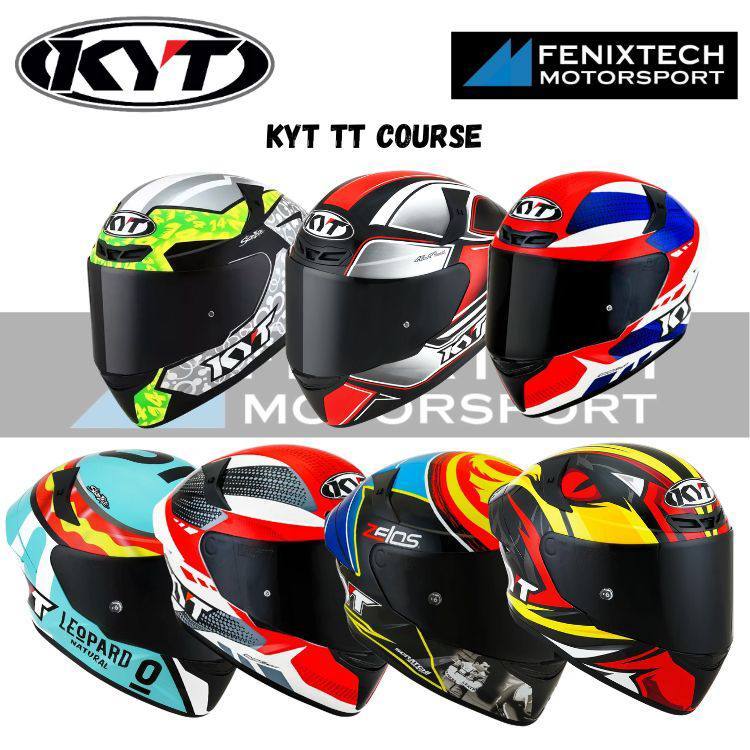KYT TT COURSE FULL FACE HELMET 100% ORIGINAL | Shopee Malaysia