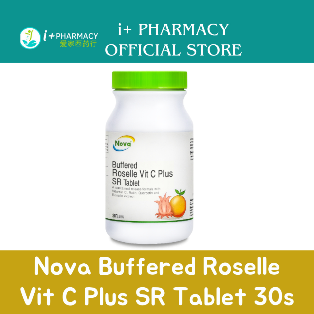 Buffered Roselle Vit C Plus SR Tablet 30s (EXPIRY DATE 10/2025) | Shopee Malaysia