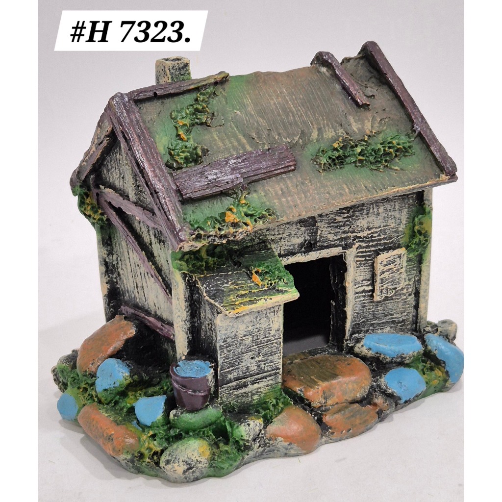 Aquarium Ornament House #7323 Fish Ikan Akuarium Deco Hiasan Tank ...