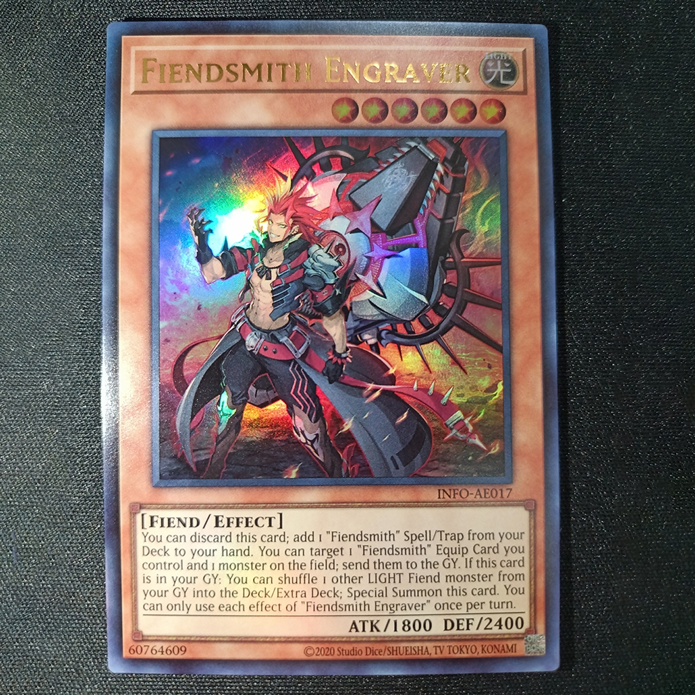 YUGIOH INFO-AE017 Fiendsmith Engraver [UTR/ UR/ SER] | Shopee Malaysia