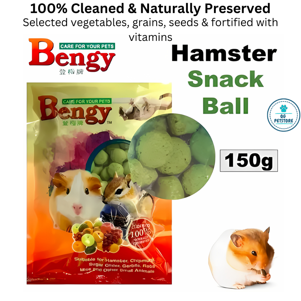 Bengy Hamster Snack Ball Food -Hamster Treat Rabbit Food Guinea Pig ...