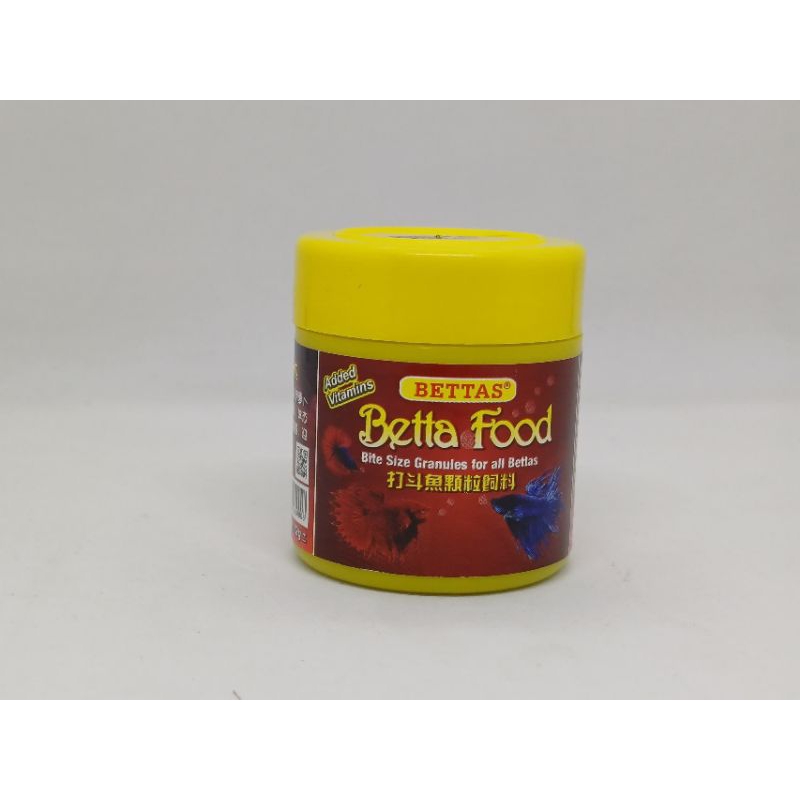 Betta food bite size granules provide a complete diet for Bettas and ...