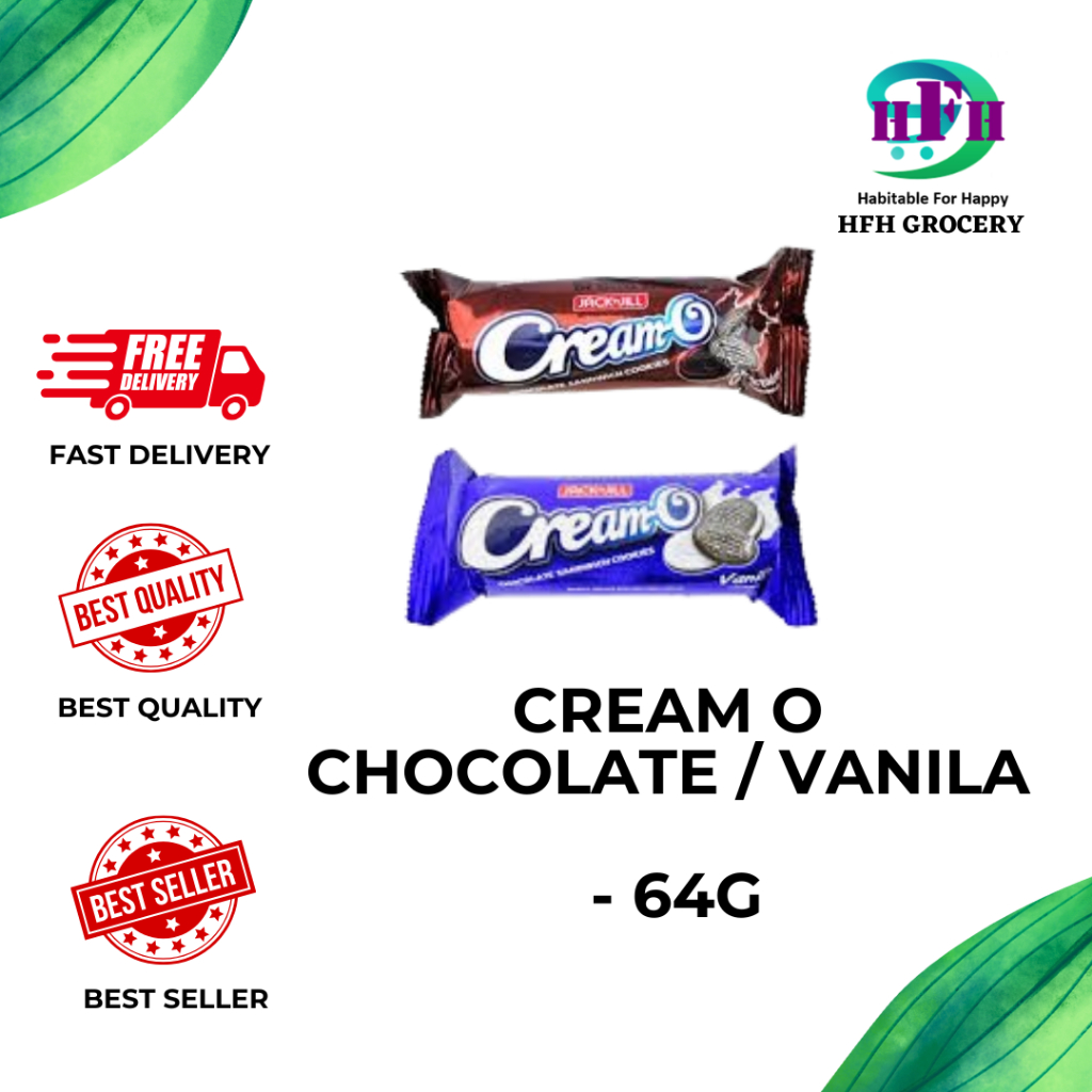 🔥CREAM-O CHOCOLATE / VANILA (64G)🔥 | Shopee Malaysia