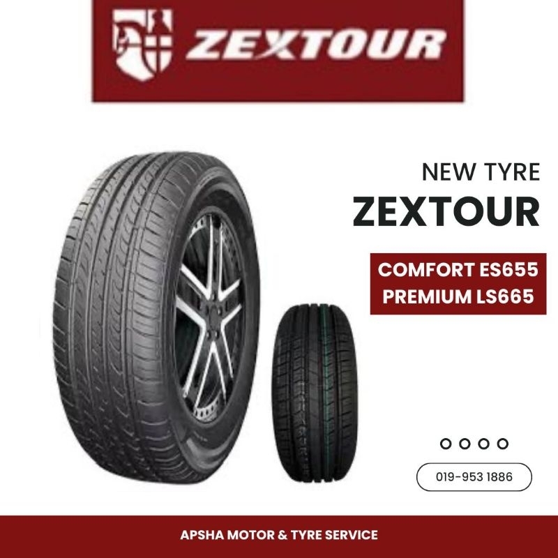 Zextour New Tyre - Comfort ES655, Premium LS665 | Shopee Malaysia