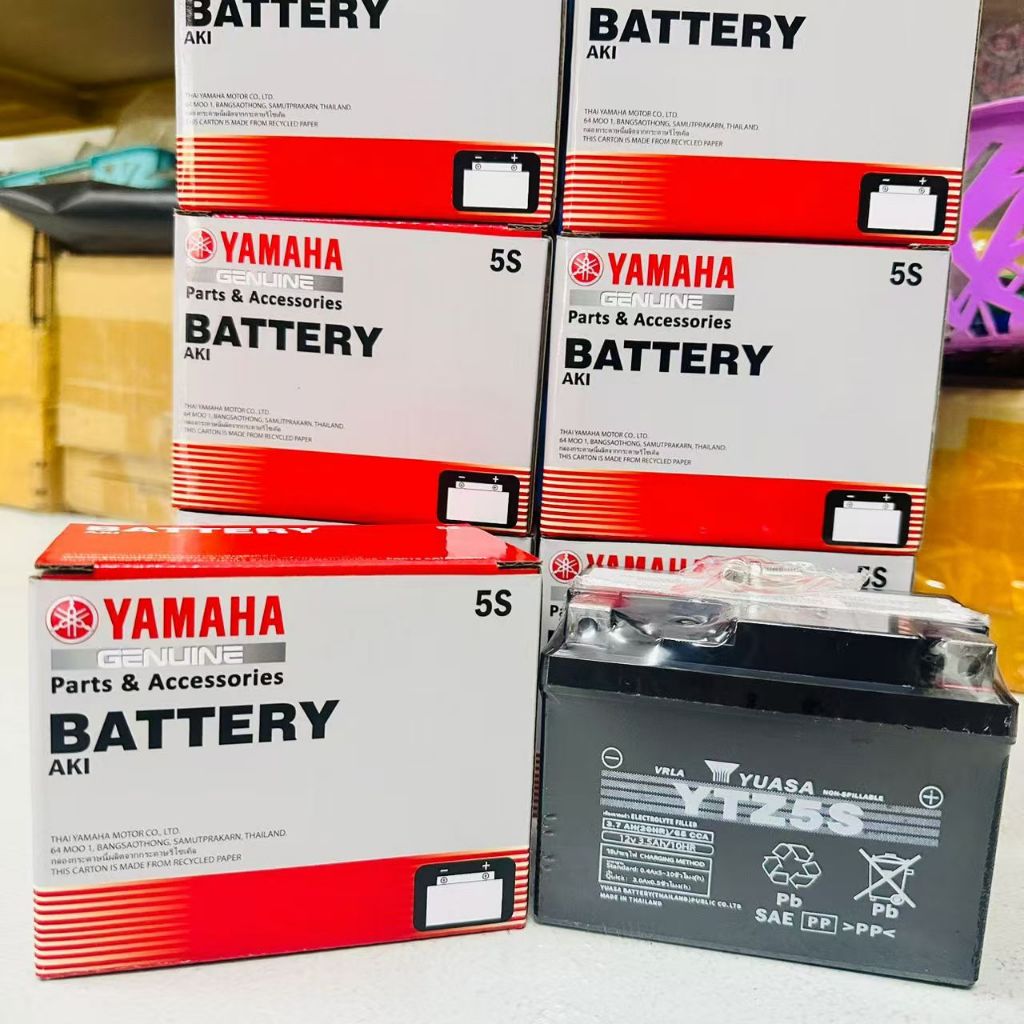 YUASA YTZ5 YTZ5S YAMAHA BATTERY MF SEALED BATTERY EX5 LC135 NEW EGO LC ...