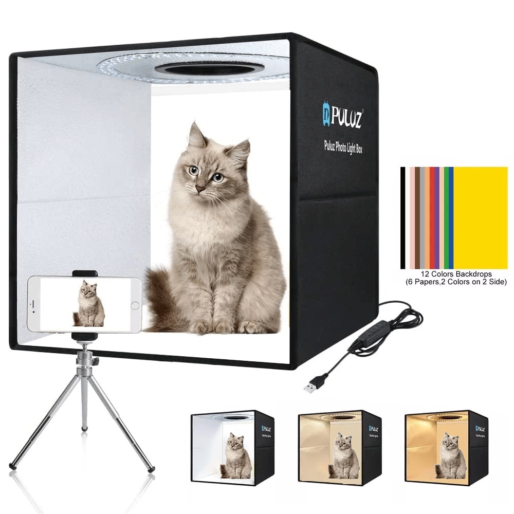 25cm 30cm 40cm LED Product Case Lightbox Folding Mini Photo Studio ...