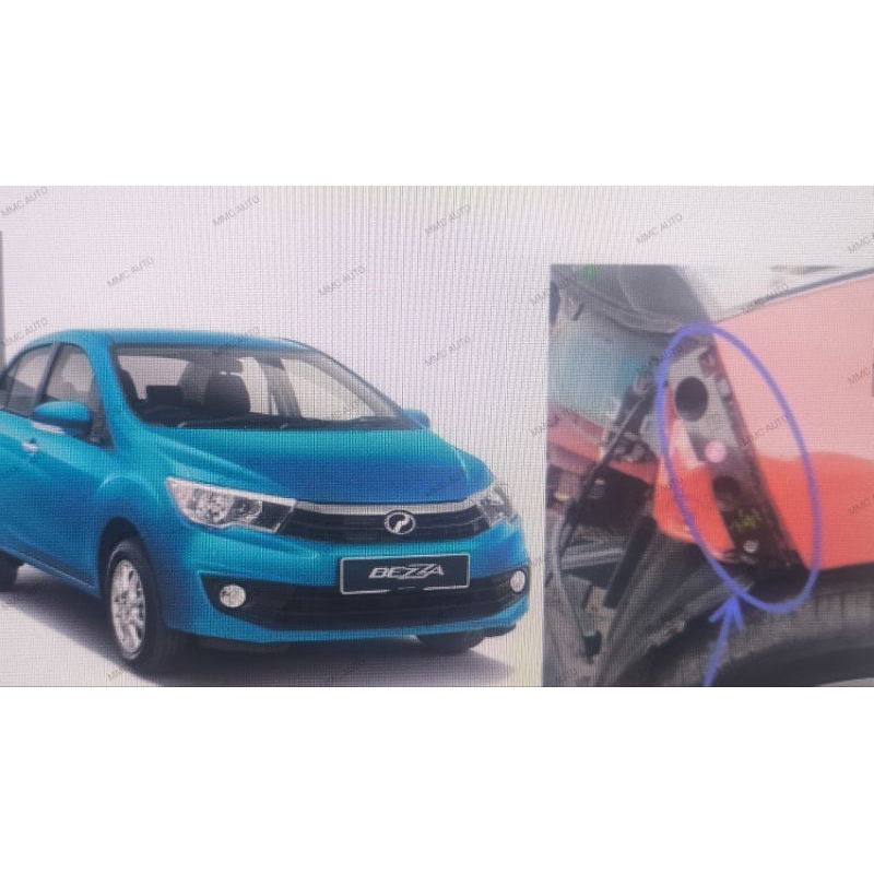 Perodua Bezza 2016 - 2024 Front Bumper Bracket / Depan Bumper Bracket ...