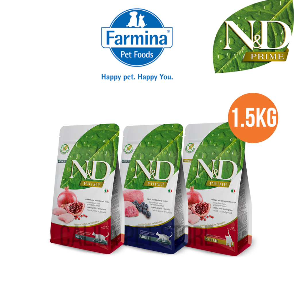 PRIME Farmina N&D Cat Dry Food 1.5KG/ Makanan Kucing Farmina Prime N&D ...