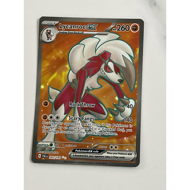 Lycanroc ex Pokémon Card - #241/193 | Shopee Malaysia
