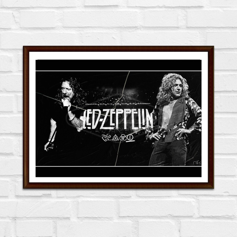 POSTER LED ZEPPELIN ICONIC | Shopee Malaysia