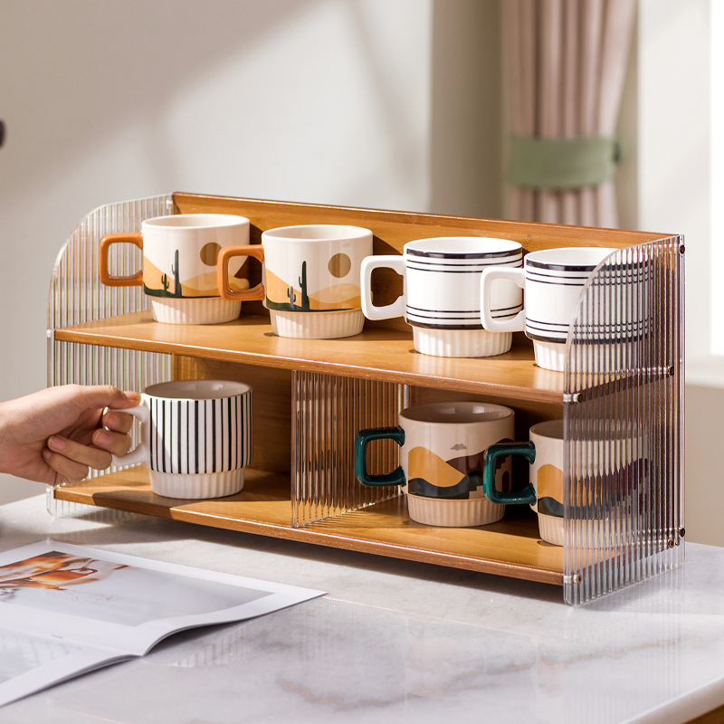 High-End Light Luxury Cup Holder Dining Table Drinking Glass Shelf ...