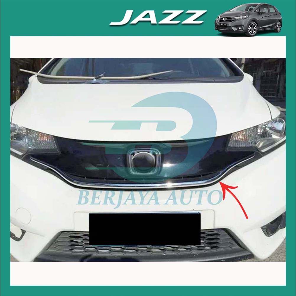 Honda Jazz GK Fit GK GK5 T5A 3rd Front Grill Chrome Lining Front Grill ...