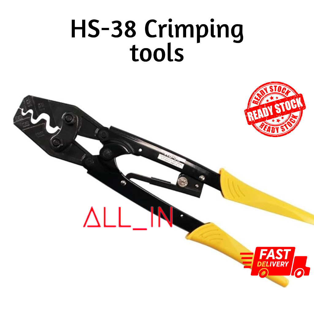 HS-38 ( 6mm - 38mm ) Crimping Tools Crimping Hand Tools for Non ...