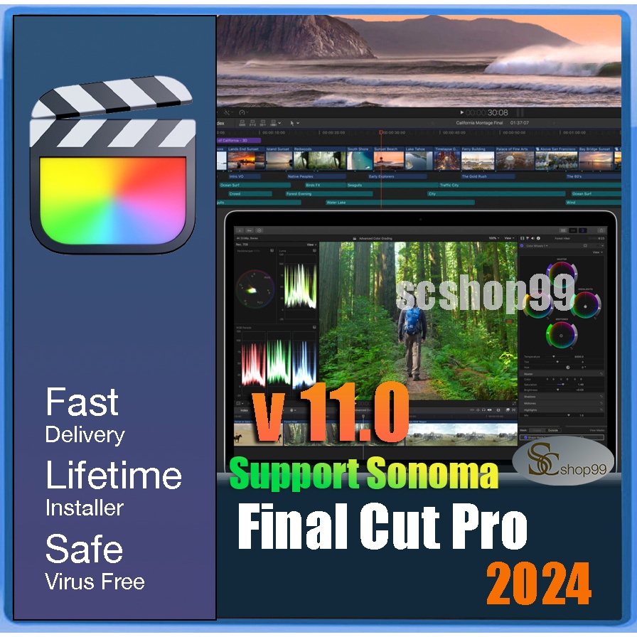FCPX 11.0 l 𝐋𝗮𝘁𝗲𝐬𝘁 𝟐𝟎𝟐4 l 𝐅𝐮𝐥𝐥 𝘃𝗲𝗿𝘀𝗶𝗼𝗻 | 𝗠𝗮𝗰 | Shopee Malaysia