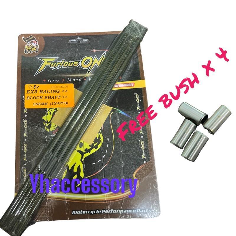 EX5 BLOCK SHAFT RACING TIANG BLOCK EX5 CLASS JENAMA FURIOUS ONE (FREE ...